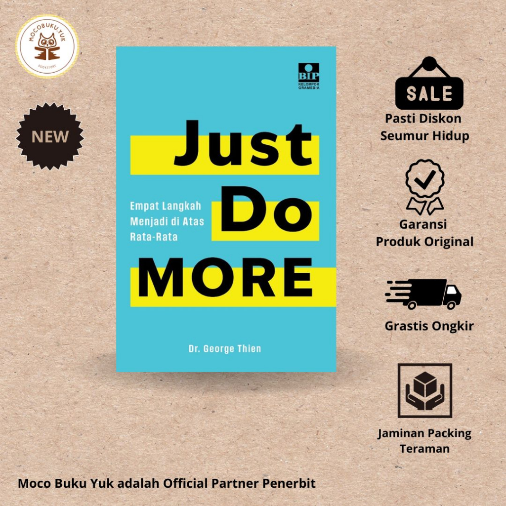 Jual Buku Just Do More: Empat Langkah Menjadi Di Atas Rata-Rata | Shopee Indonesia