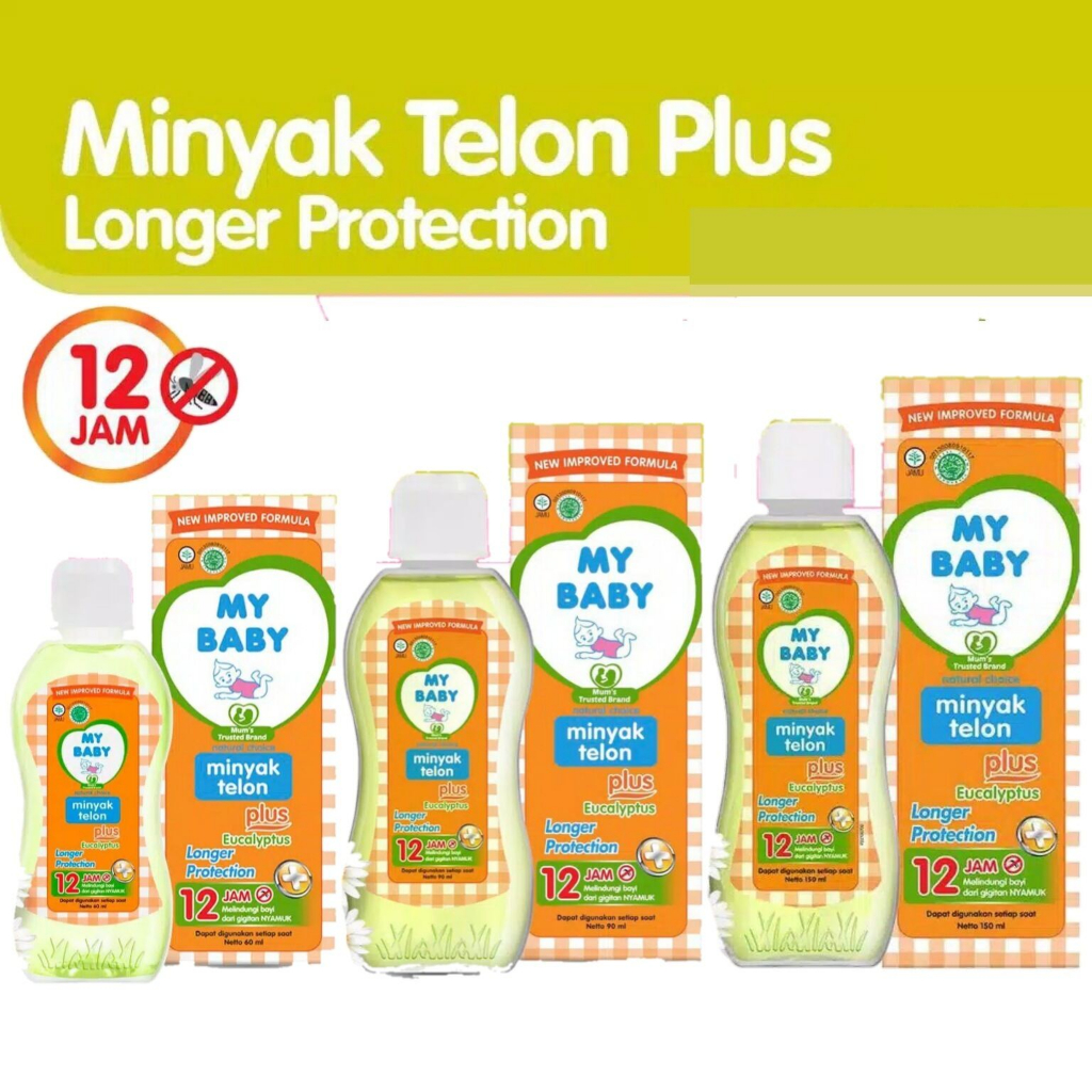 Jual My Baby Minyak Telon Plus Longer Protection 12 Jam Perlindungan ...
