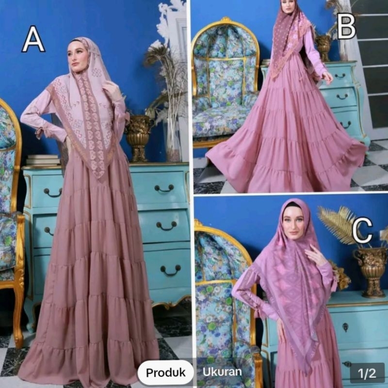 Jual SUKIYAH POLOS BY GALLERY SYARIFAH | Shopee Indonesia