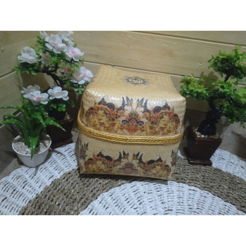 Jual keben bambu kulit motif wayang/25cm | Shopee Indonesia