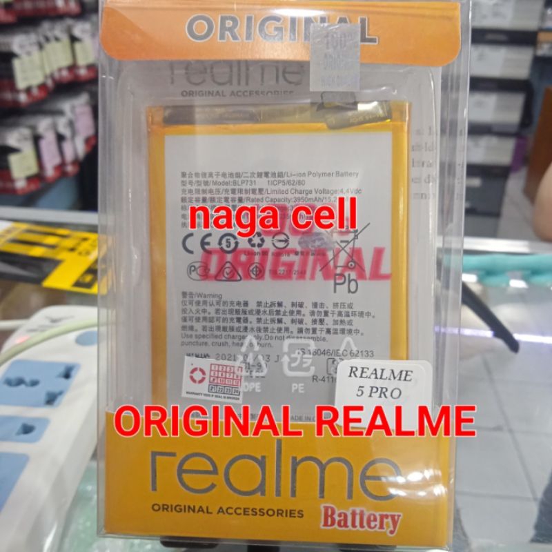 Jual baterai batre battery Realme 5 Pro BLP731 BLP 731 ORIGINAL NEW ...
