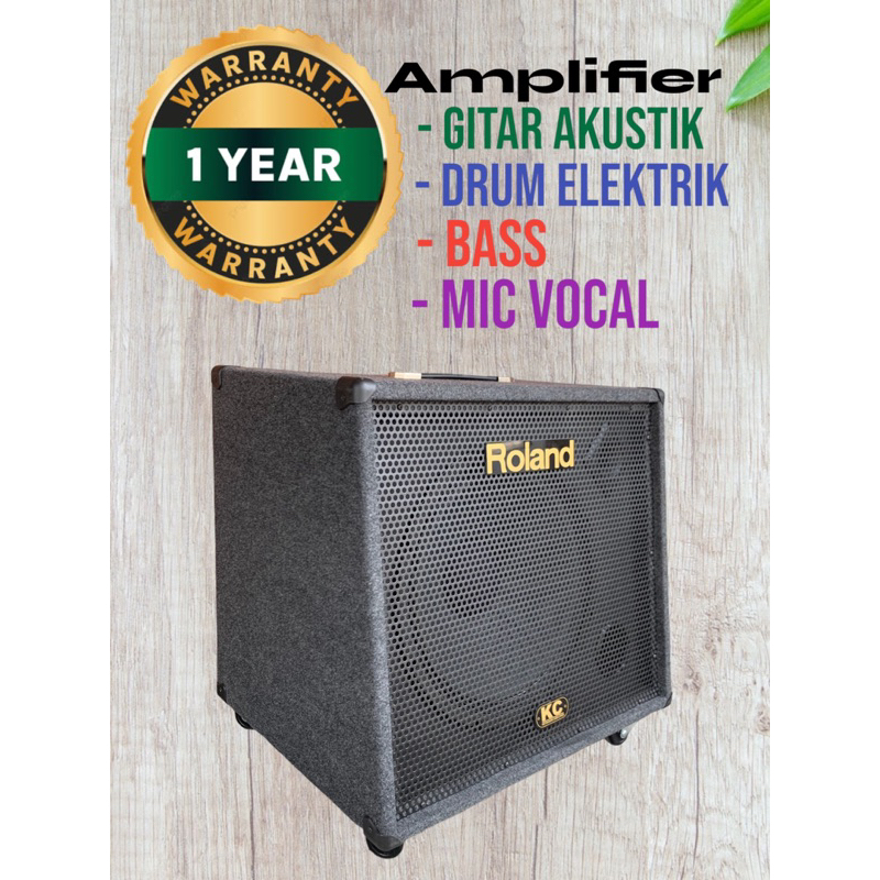 Jual ampli keyboard 15 inch orgen organ piano amplifier roiand kc 550 ...