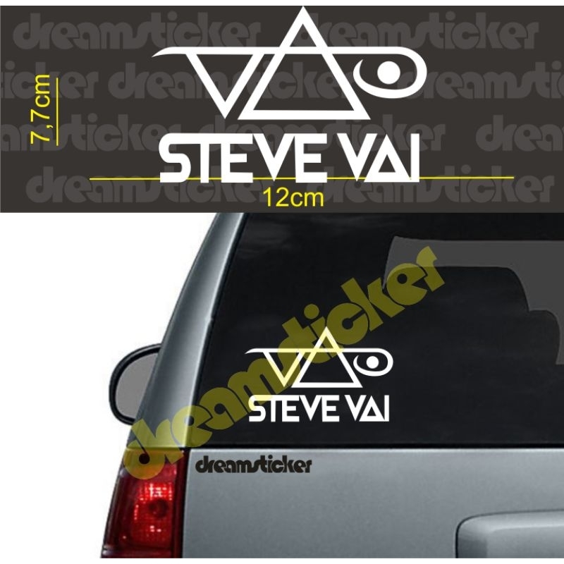 Jual Cutting Sticker Steve Vai Logo Band Stiker | Shopee Indonesia