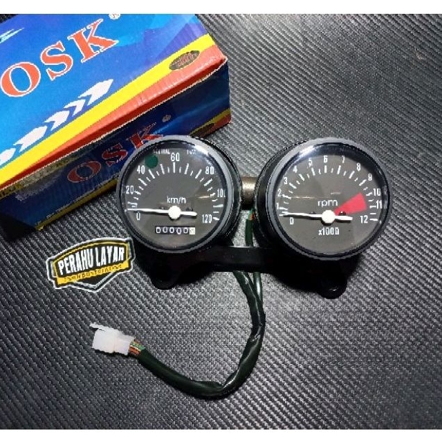 Jual spedo spido speedometer jadul klasik Honda cb 125 / spedo manual ...