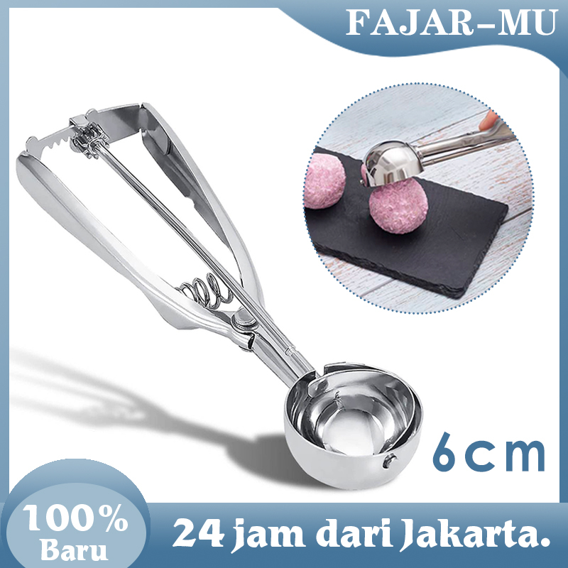 Jual Alat Skop Es Krim Bulat Besar Sendok Takar Es Krim Stainless Gula ...