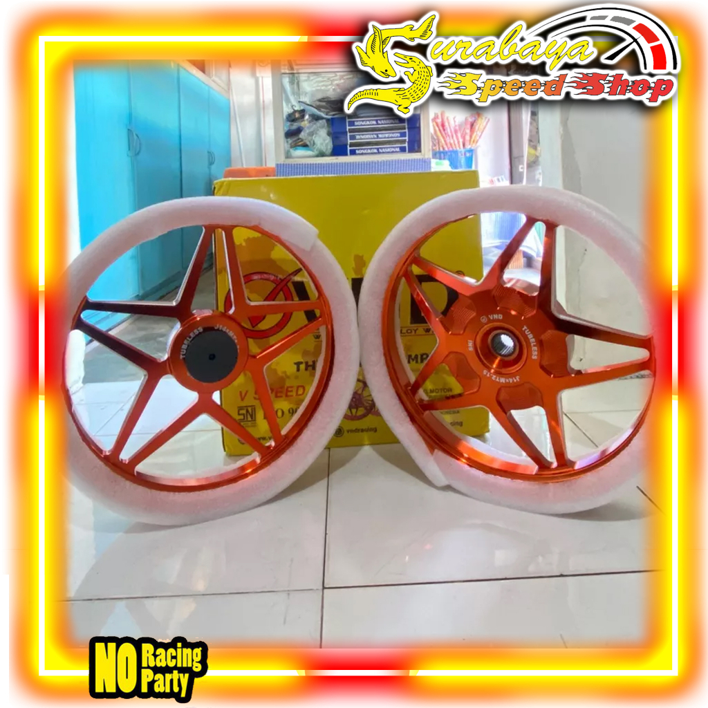 Jual VND Velg Tipe V SPEED V1 GEN 1 Alumunium CNC Model Kingspeed Vario125 Vario150 All Series ...