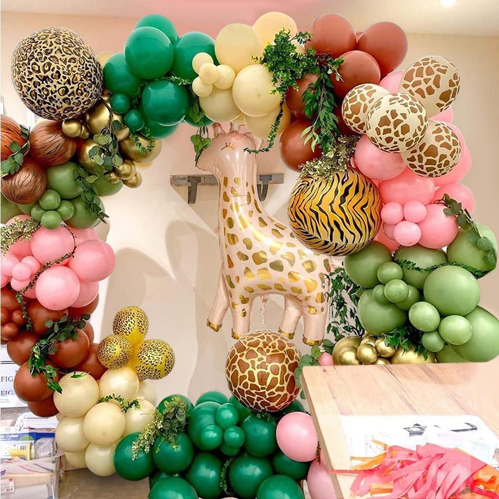 Jual Balon Garland Hutan Balon Ulang Tahun Balon Garland Set dengan ...