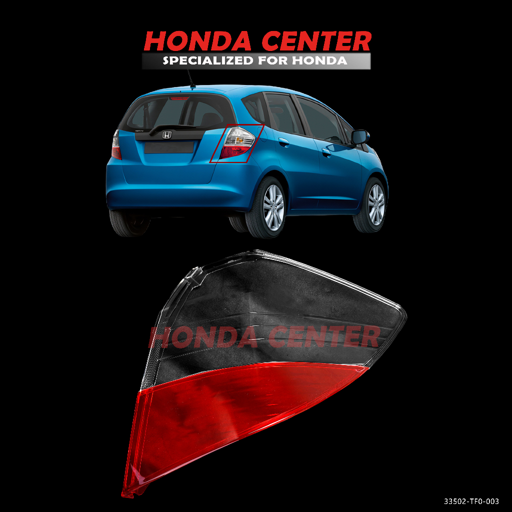 Jual Cover Mika Stop Tail Lamp Lampu Belakang Honda Fit Jazz Ge 2009 ...