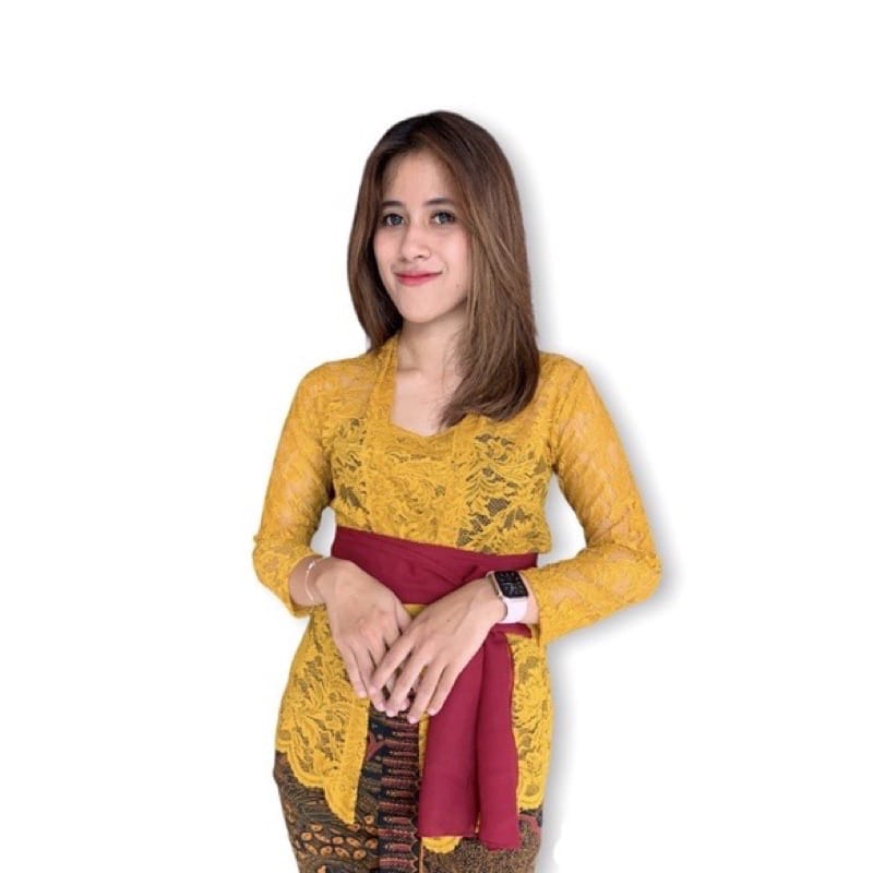 Jual kebaya brokat kutubaru modern warna random modern terbaru 2023 ...