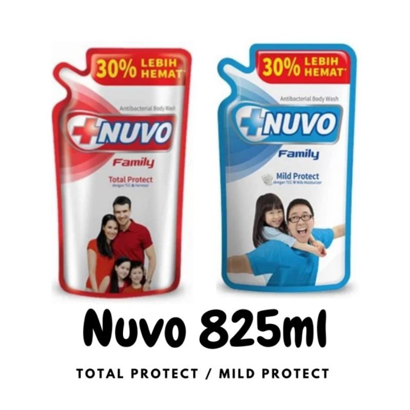 Jual NUVO FAMILY Sabun Mandi Cair Total Protect | Fresh| Mild Protect ...