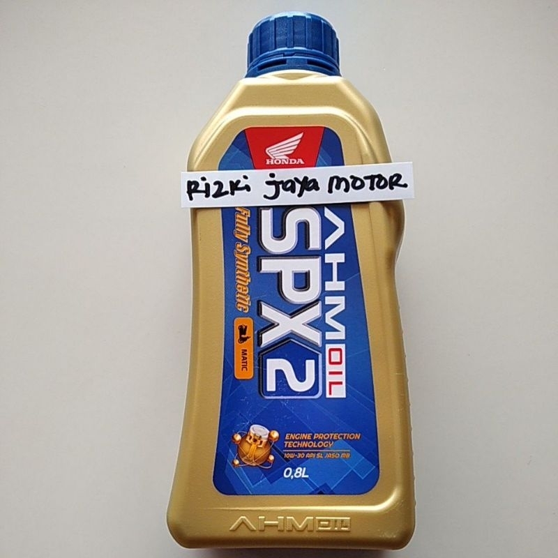 Jual Oli SPX 2 AHM termurah Motor metik honda 800ml Fully Synthetic 100 ...