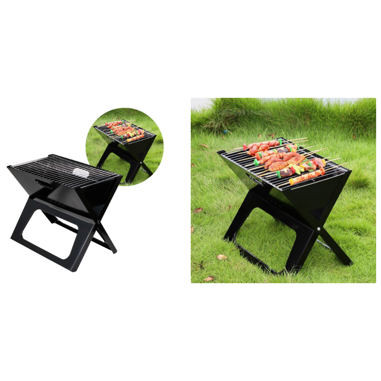 Jual Alat Panggang Arang BBQ Lipat Outdoor alat barbeque SIAP KIRIM ...
