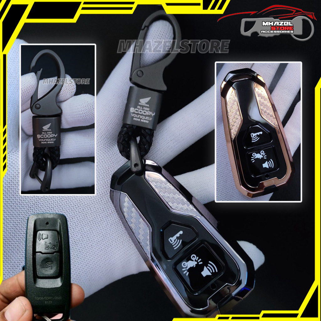 Jual gantungan kunci case cover sarung remote keyless motor honda all ...