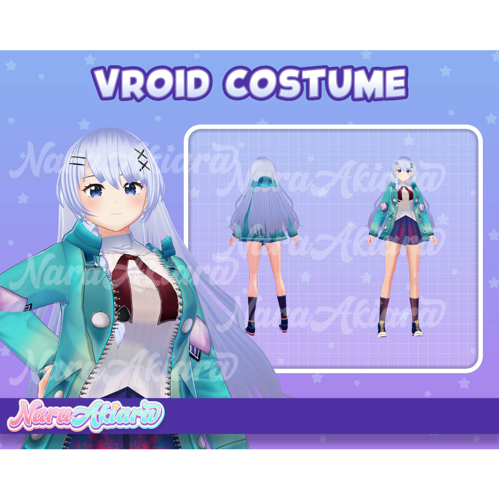 Jual Outfit Vroid 3D Siap Pakai Elegan, Stylish, dan Menarik untuk ...
