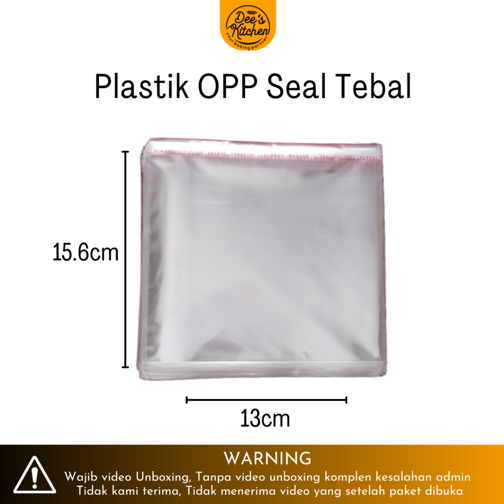 Jual 100pcs Plastik OPP untuk Roti/roti goreng/donat/pizza mini Ukuran ...
