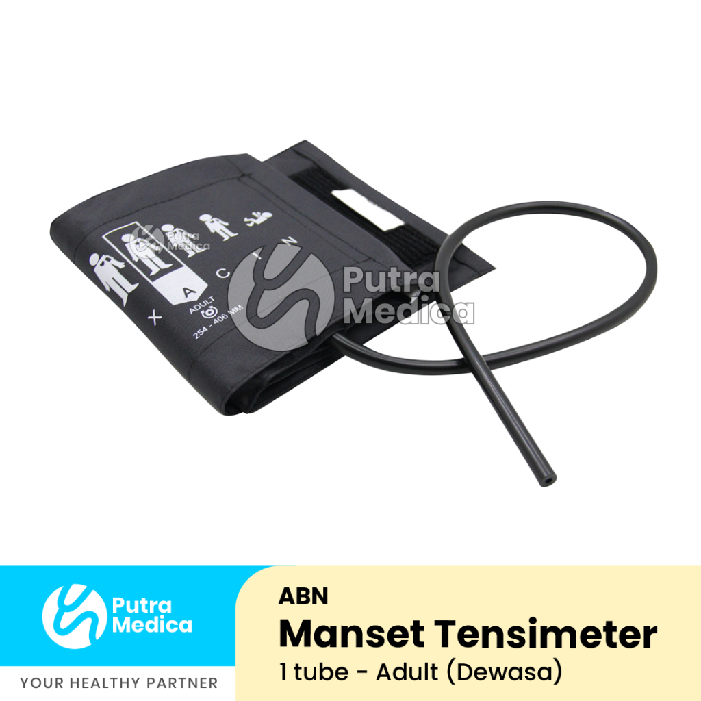 Jual ABN Manset Tensimeter 1 Selang Dewasa / Nylon Cuff / Sparepart ...