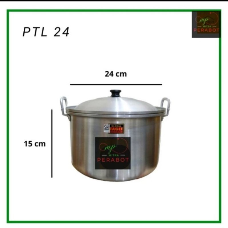 Jual Eagle Panci Aluminium Panci Masak Air Panci Masak Ukuran 24cm ...