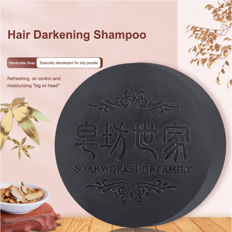 Jual 100g Natural Polygonum Multiflorum Shampoo Hair Soap Multiflorum ...