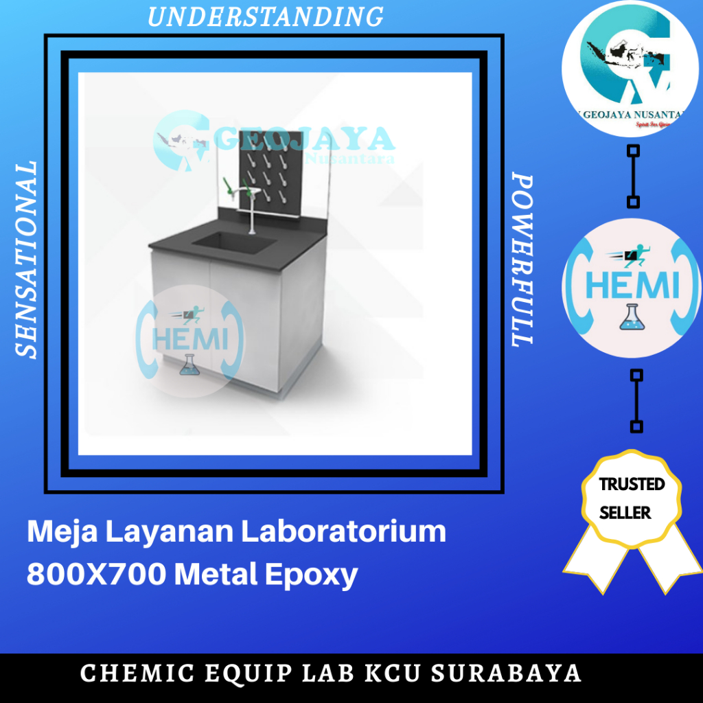 Jual Meja Layanan Laboratorium 800X700 Metal Epoxy | Shopee Indonesia