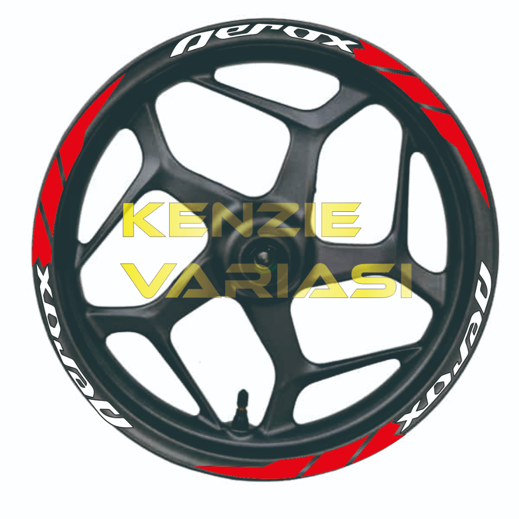 Jual stiker velg aerox sticker cutting list velg fullset | Shopee Indonesia