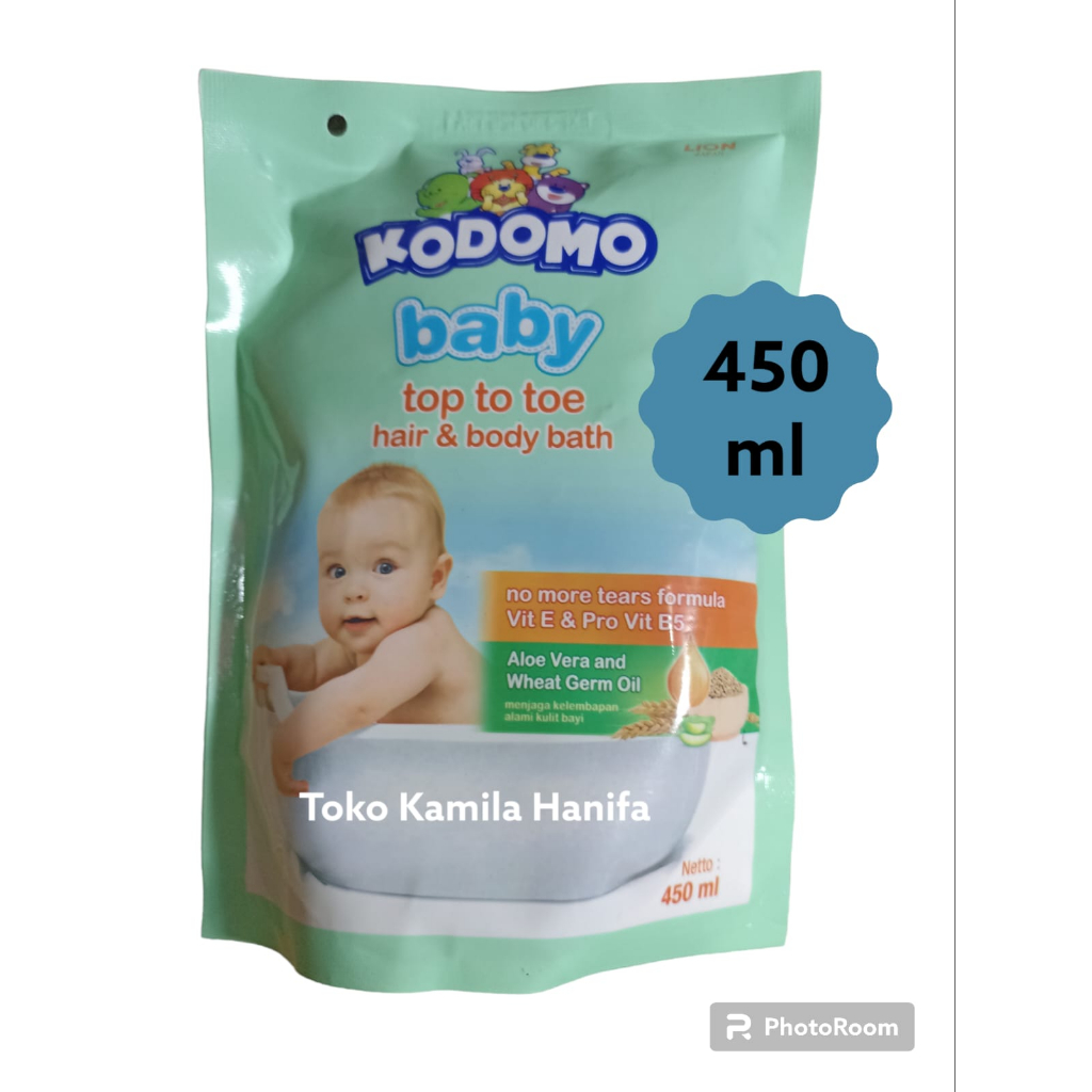 Jual Kodomo Baby Hair & Body Wash Top to Toe Refill 450 ml | Shopee Indonesia