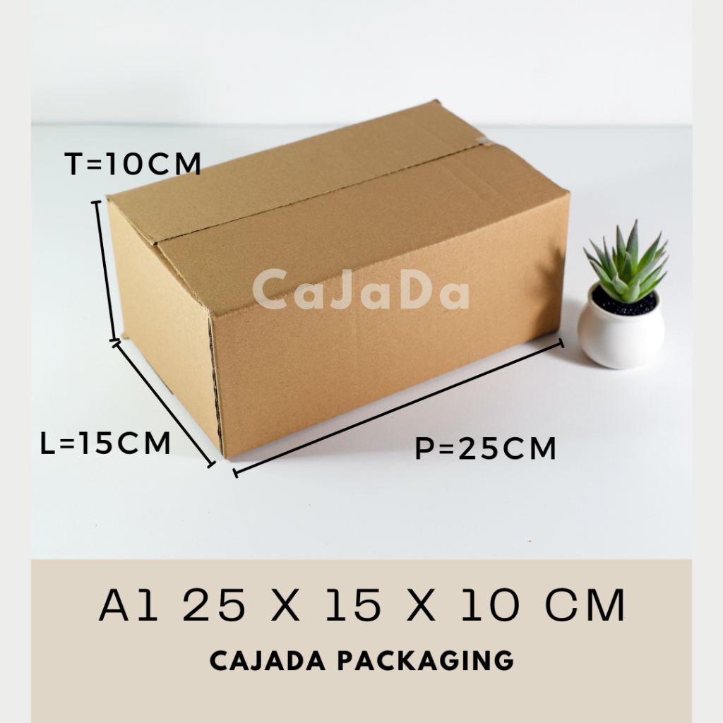 Jual Kardus Baru 25x15x10 cm Box Dus Coklat Packing Polos | Shopee ...