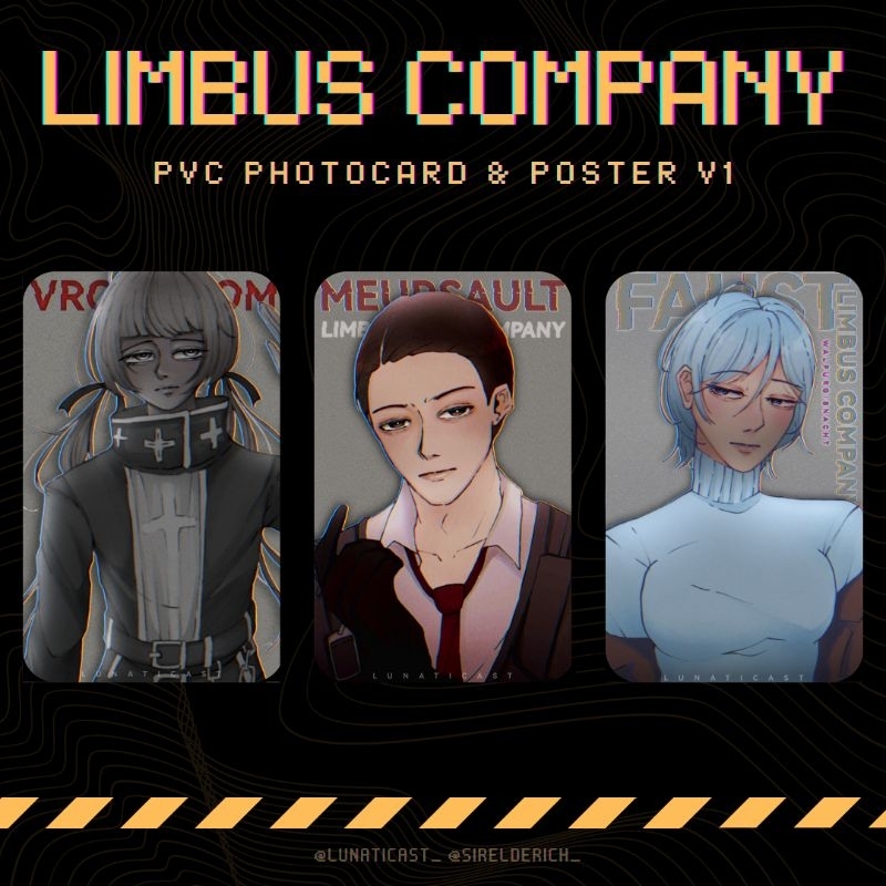 Jual Limbus Company PVC Photocard and Poster Charon Meursault Faust ...