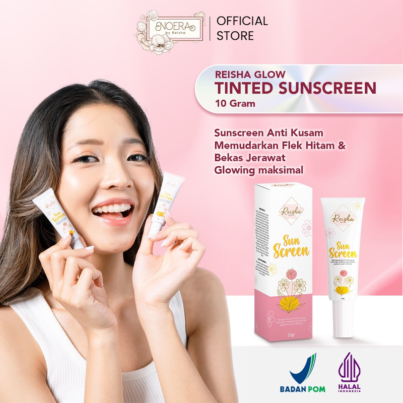 Jual Reisha Glow Tinted Glowing Sunscreen SPF 30 PA+++ | Sunscreen ...