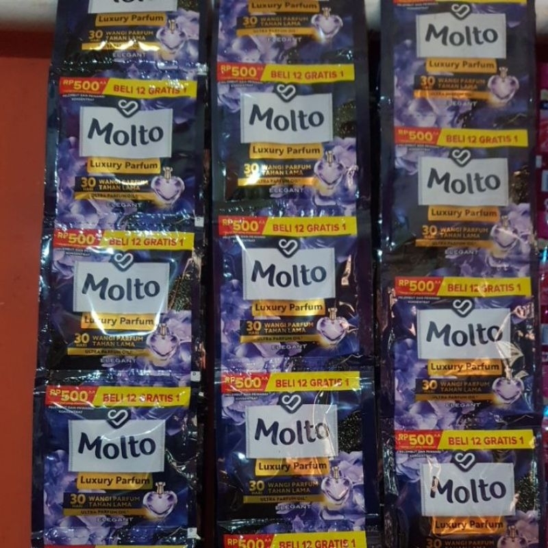 Jual Paket Molto renteng 12 saset (isi 4 renteng) | Shopee Indonesia