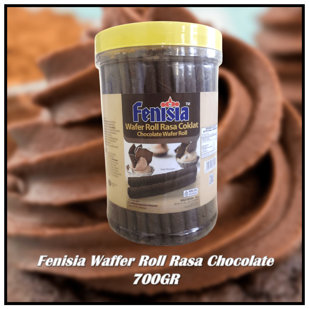 Jual Fenisia wafer roll rasa chocolate 700GR | Shopee Indonesia