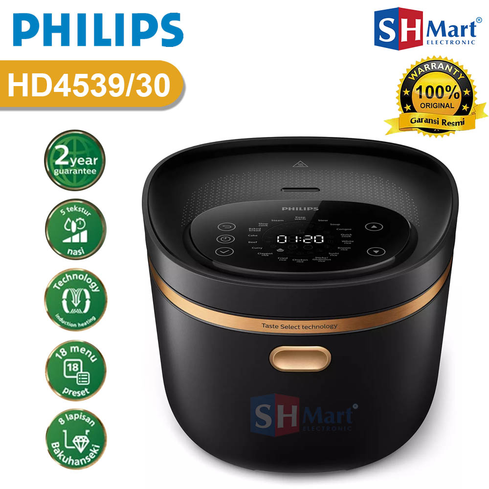 Jual RICE COOKER PHILIPS DIGITAL HD4539/30 KAPASITAS 1,5 LITER ...