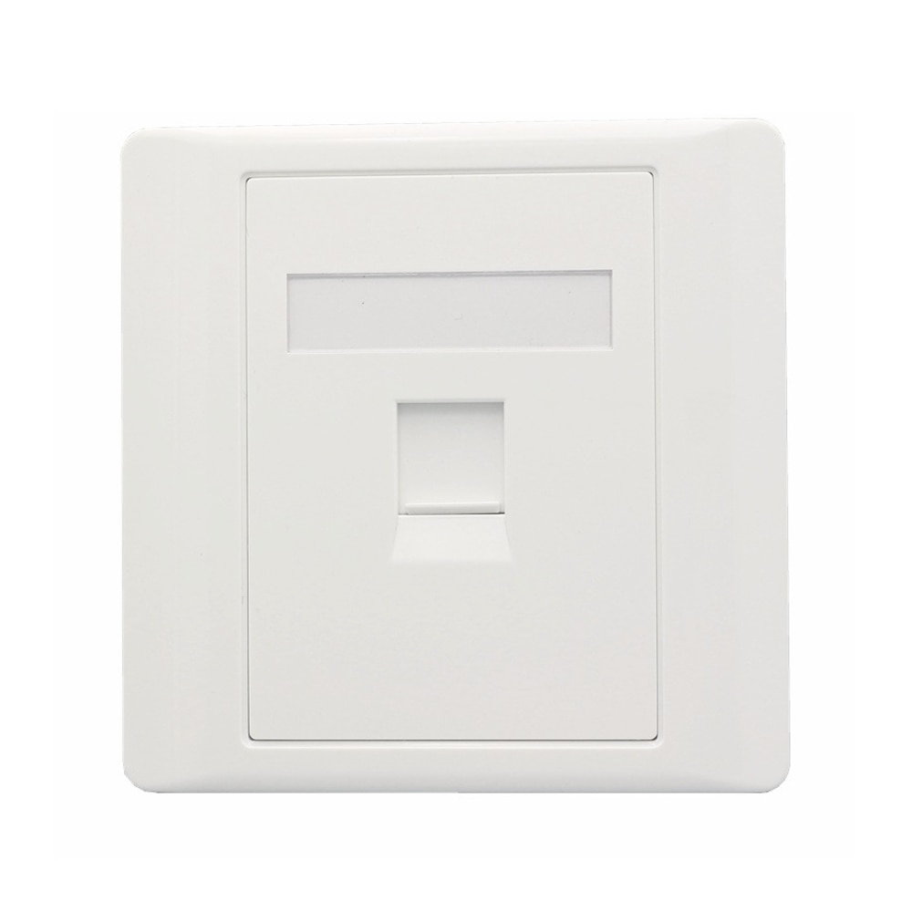 Jual Faceplate RJ45 Wall Face Plate RJ45 Faceplate Outbow RJ45 2 Port ...