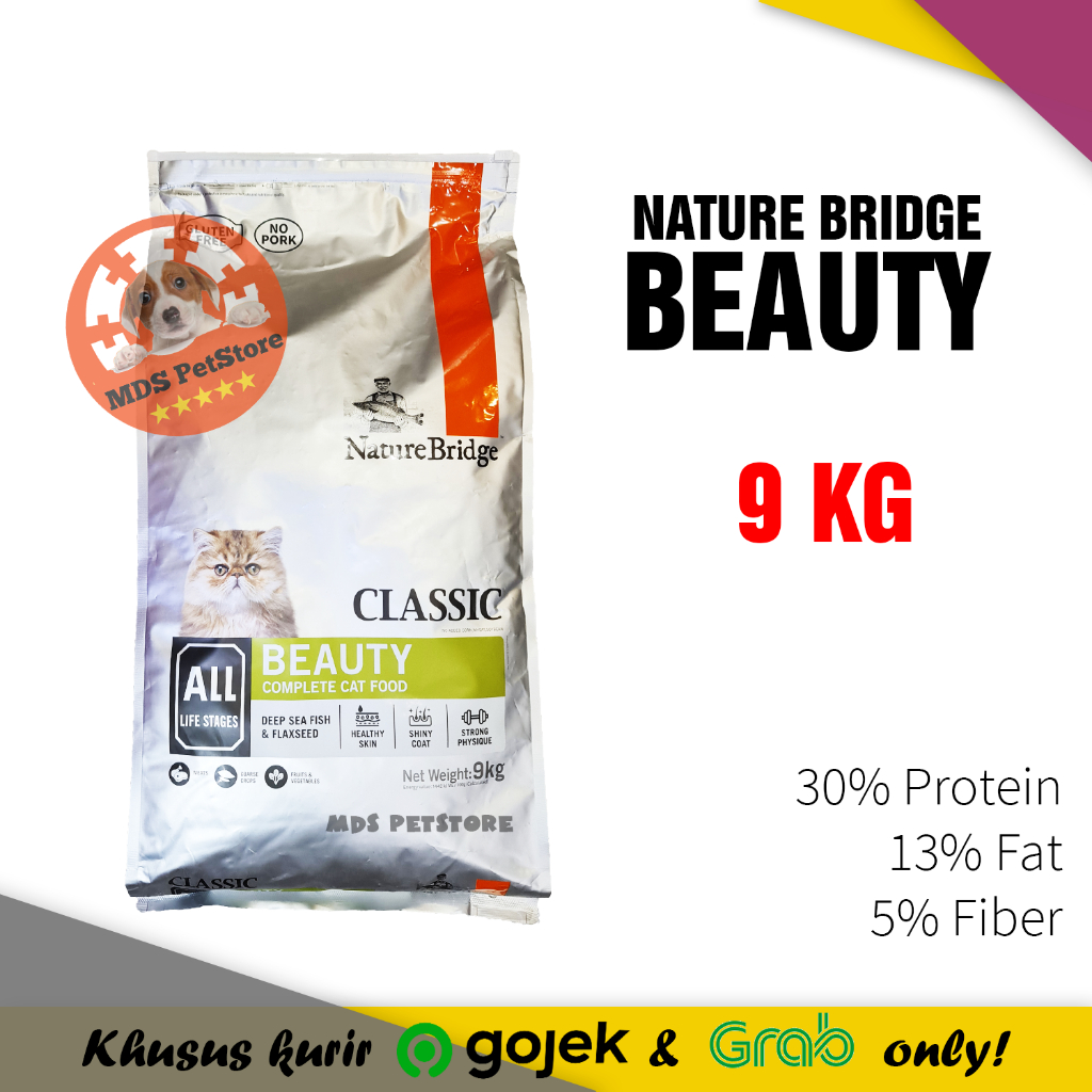 Jual Nature Bridge Beauty Cat Food All Life Stages 9 Kg | nb 9kg ...