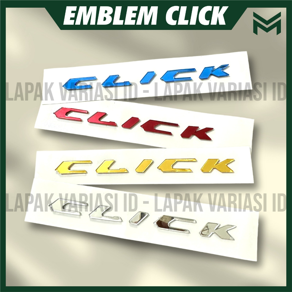 Jual EMBLEM honda VARIO CLICK ( 2PCS ) KIRI KANAN STIKER TIMBUL VARIO ...