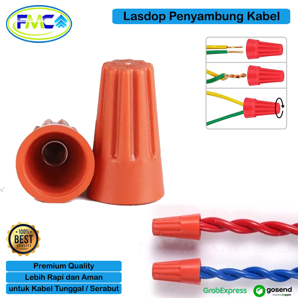 Jual Penyambung Kabel Listrik Lasdop Wire Connector Sambung Cable Putar ...
