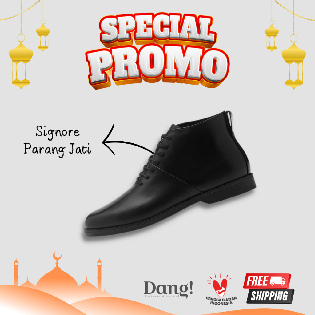 Jual BRODO - Sepatu Pantopel Signore Parang Jati Full Black Original ...