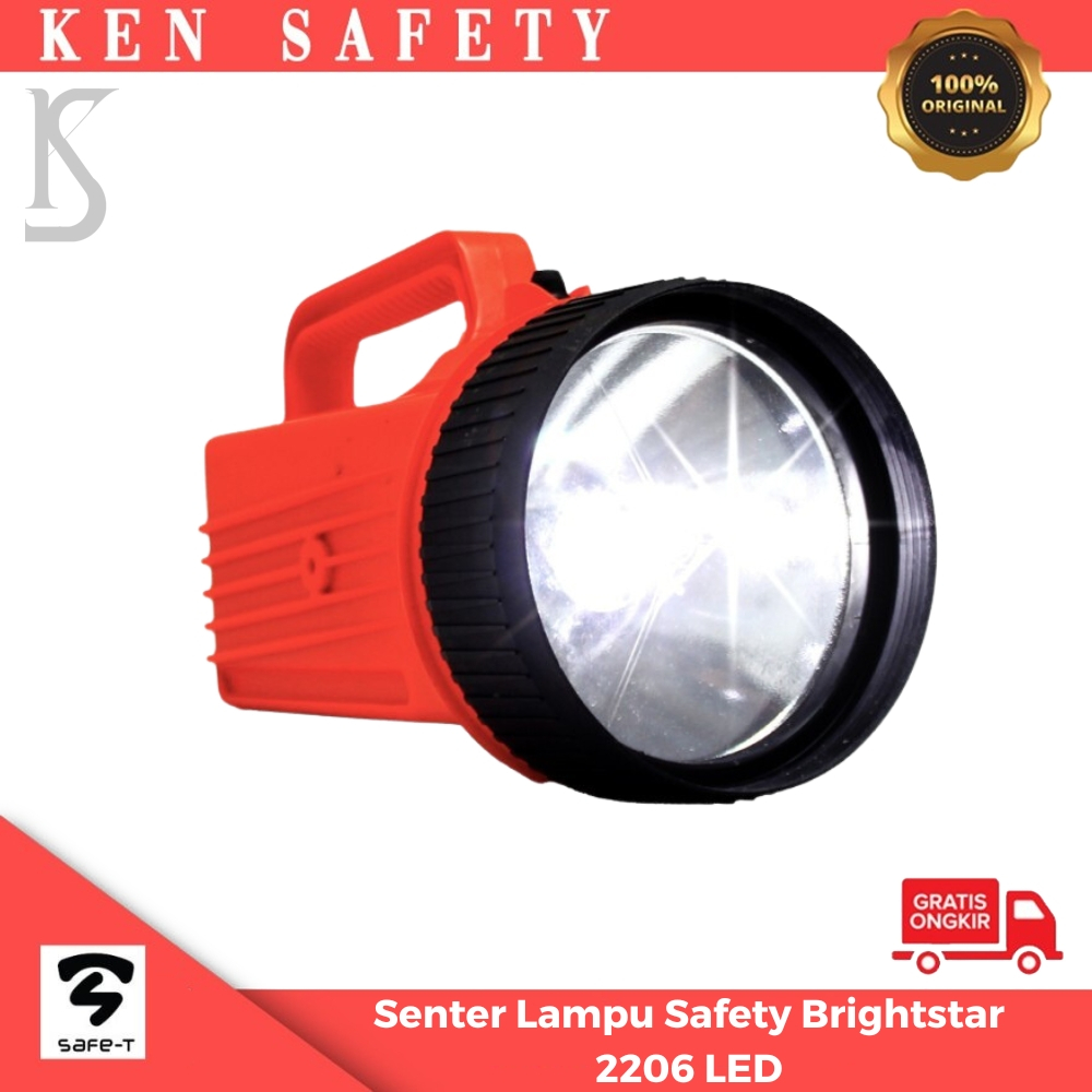 Jual Senter Lampu Kerja Industri Safety Brightstar 2206 LED Original ...