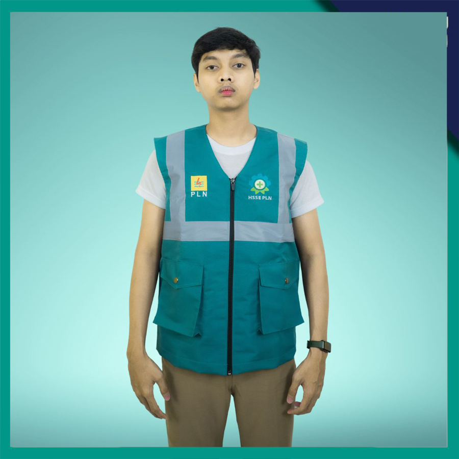 Jual Vest Bordir/Rompi kerja /rompi ves't pria rompi/kerja/lapangan ...