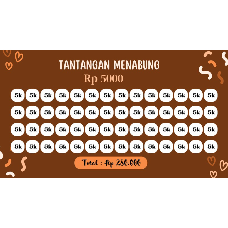 Jual Stiker Toples Tantangan Menabung | Shopee Indonesia