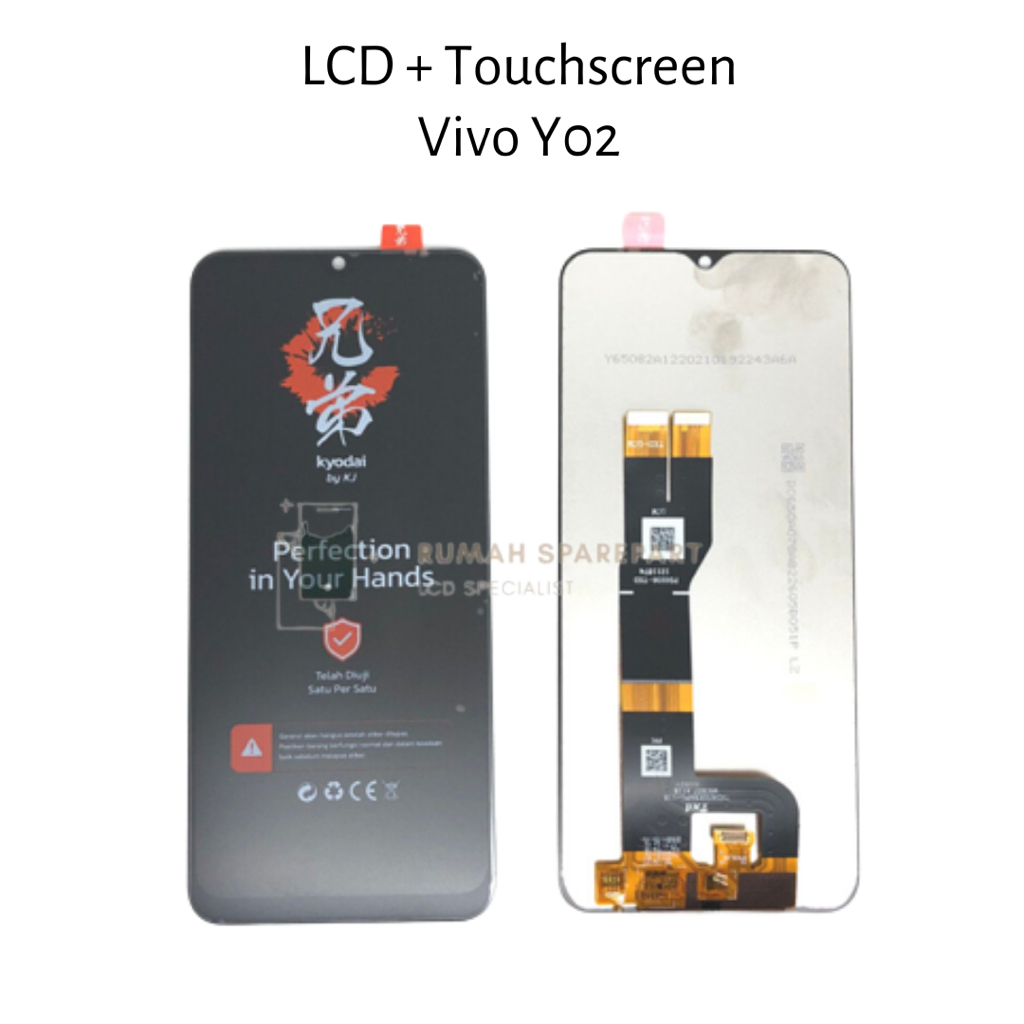Jual LCD + Touchscreen Vivo Y02 Ori FullSet | Shopee Indonesia