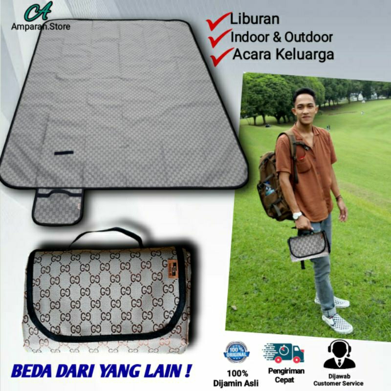 Jual Tikar Lipat Piknik Waterproof Bahan Kanvas 200x150 | Shopee Indonesia