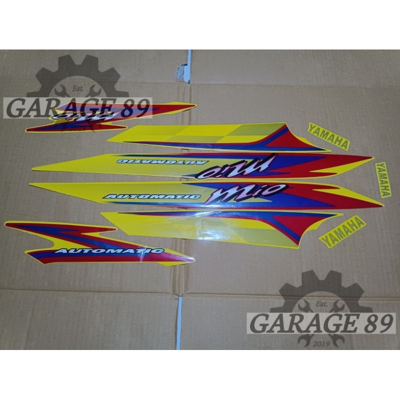 Jual Stiker striping list bodi motor yamaha mio sporti kuning bendera ... Jual Stiker striping list bodi motor yamaha mio sporti kuning bendera ...