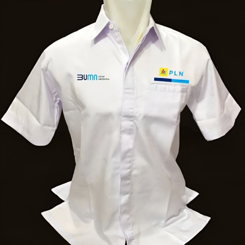 Jual Kemeja Seragam PDH PLN BUMN Logo Bordir - Pria | Shopee Indonesia