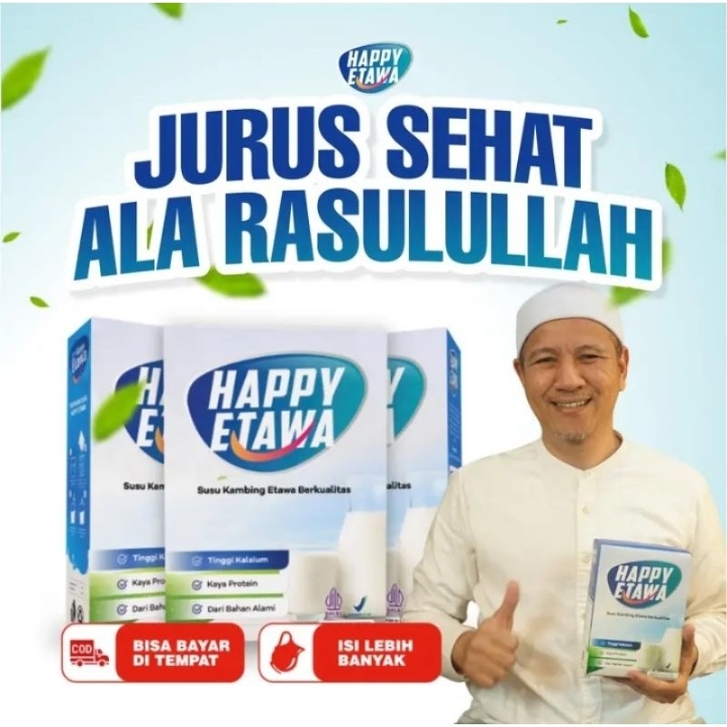 Jual Susu Kambing HAPPY ETAWA 250gram (Rekomendasi Habib Novel Alaydrus ...