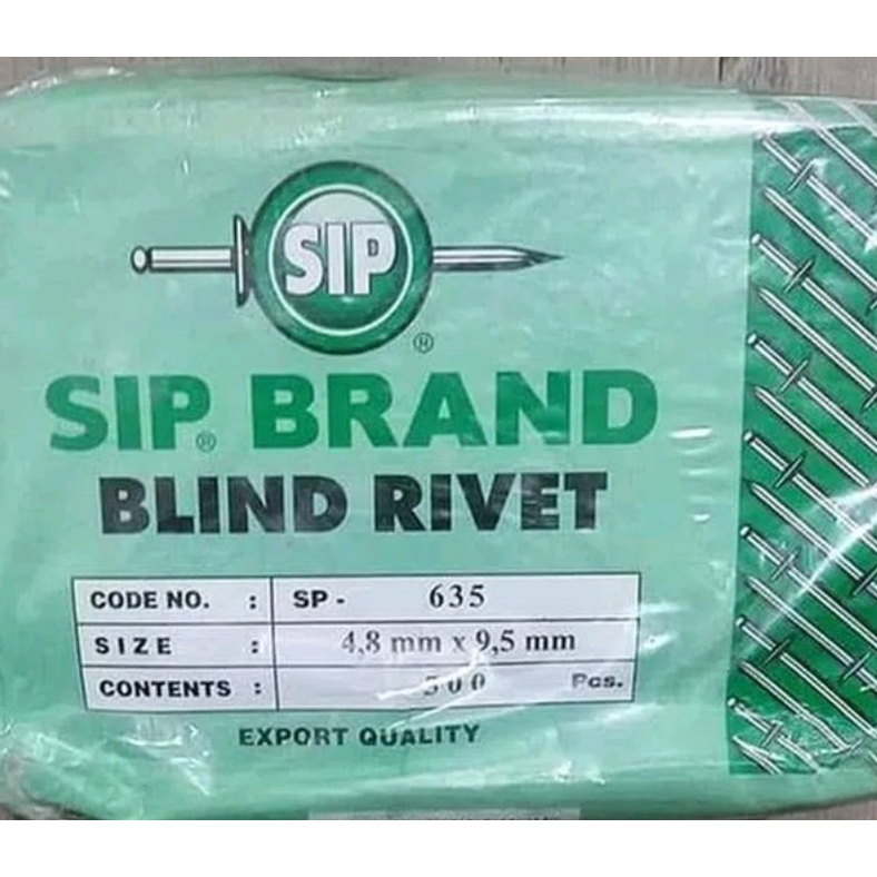 Jual 1 DUS - Paku Rivet SIP Brand Blind Rivet paku Ripet Sip Brand ...
