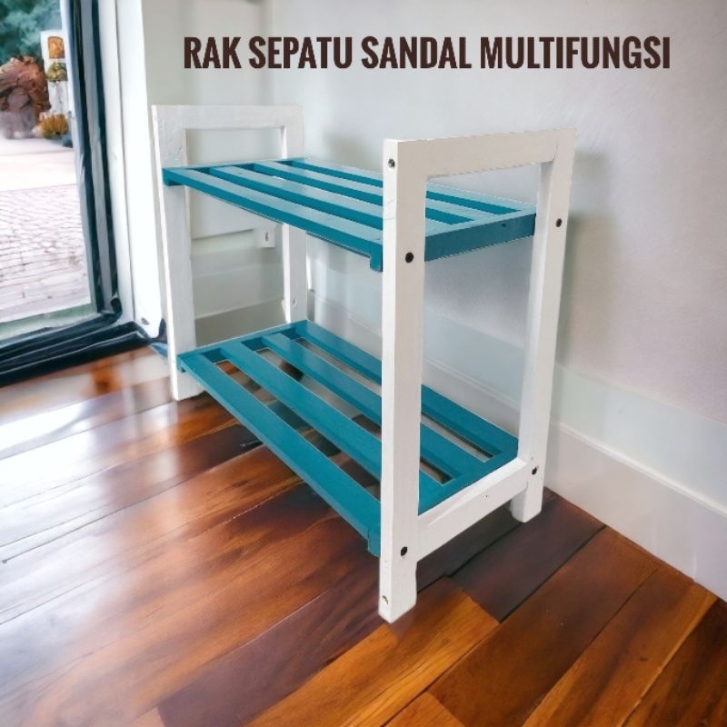 Jual RAK SEPATU SENDAL ESTETIK SUSUN MINIMALIS SERBAGUNA MULTIFUNGSI ...