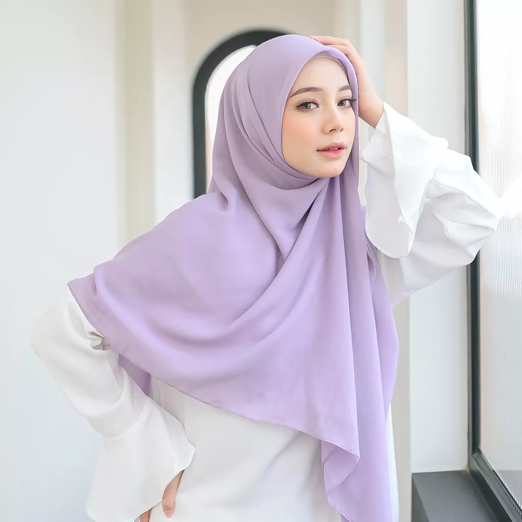 Jual HIJAB SEGIEMPAT SYAR'I JUMBO PREMIUM Ukuran 130x130cm Bahan POLYCOTTON | Shopee Indonesia