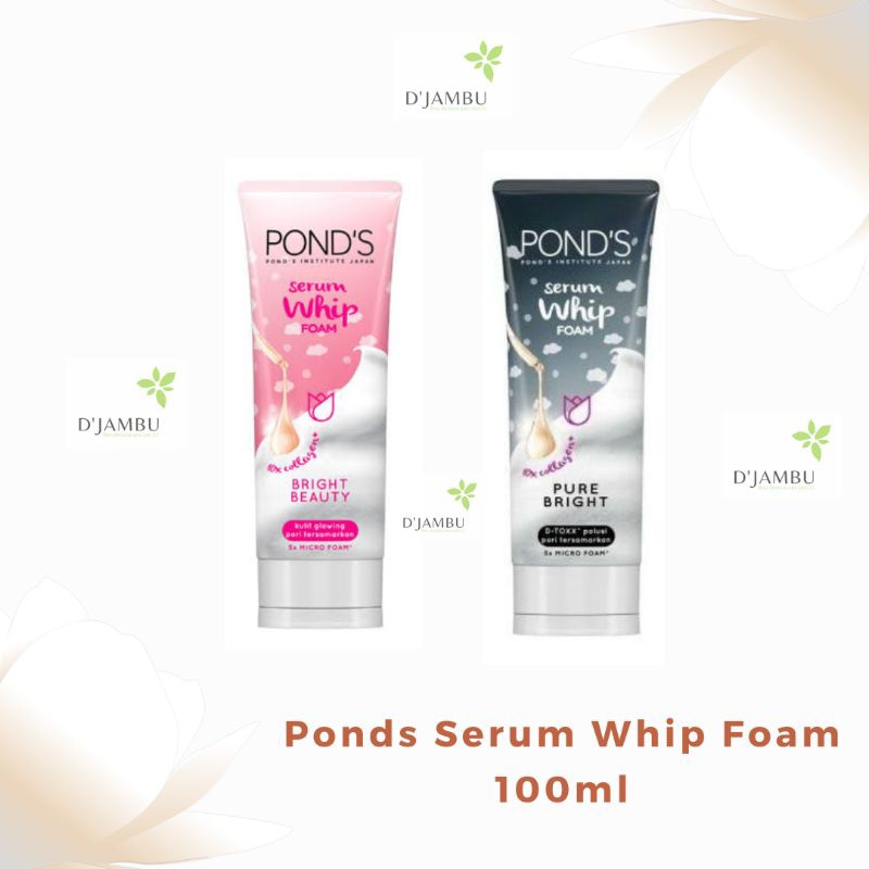 Jual Ponds Serum Collagen Whip Facial Foam 100ml | Shopee Indonesia