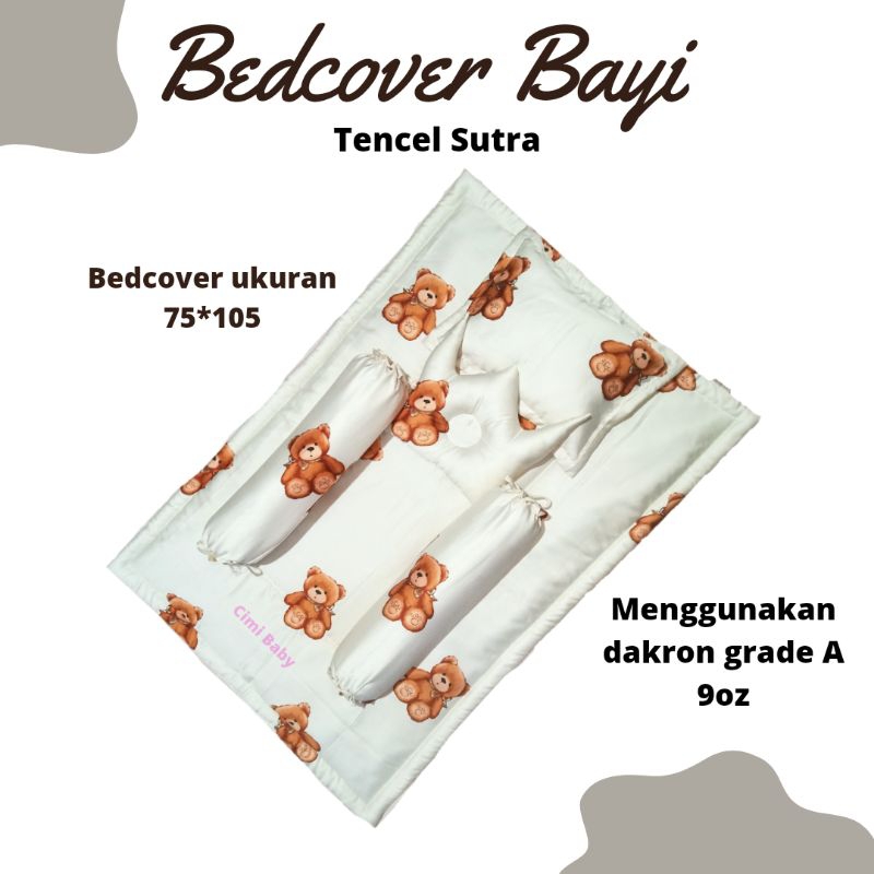 Jual Bedcover Bayi Bedding Set Baby Bantal Guling Bayi Set Tencl's ...