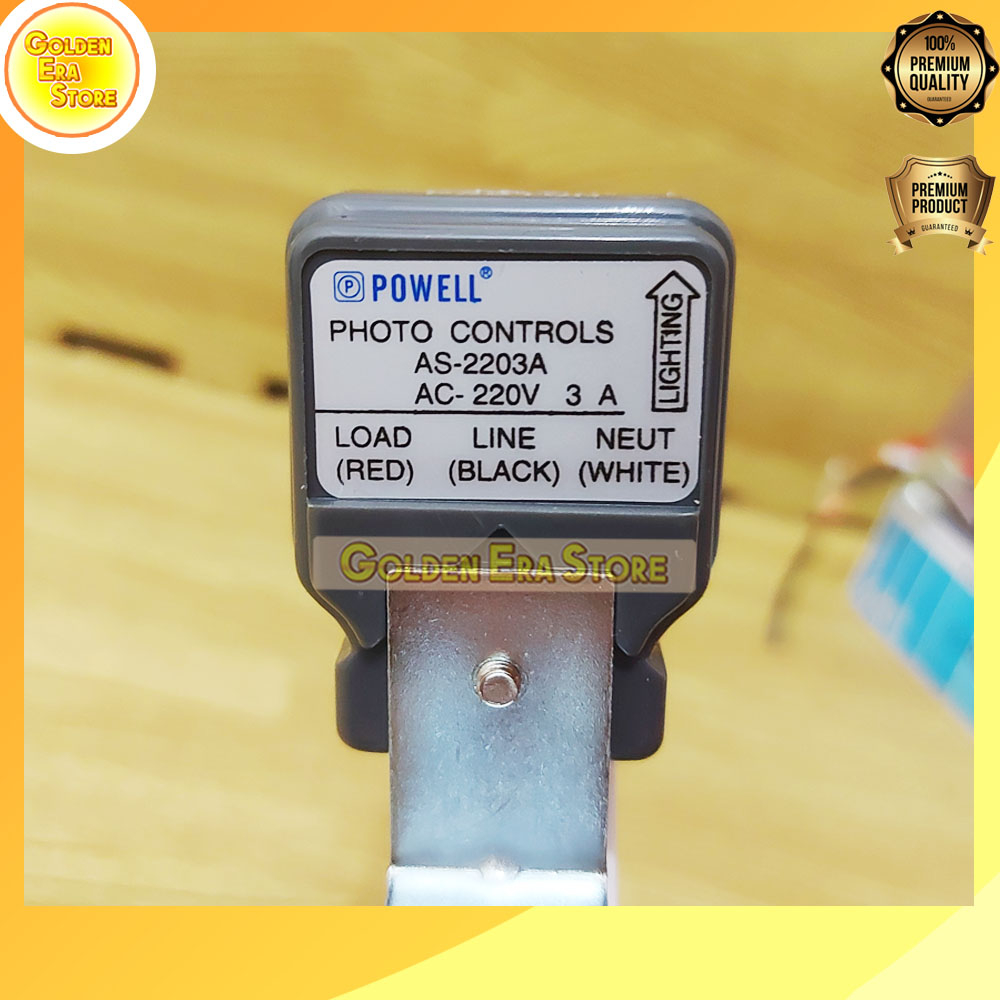 Jual POWELL 3A PhotoControl PhotoCell/ Foto Sensor Matahari/ Fotoswitch ...